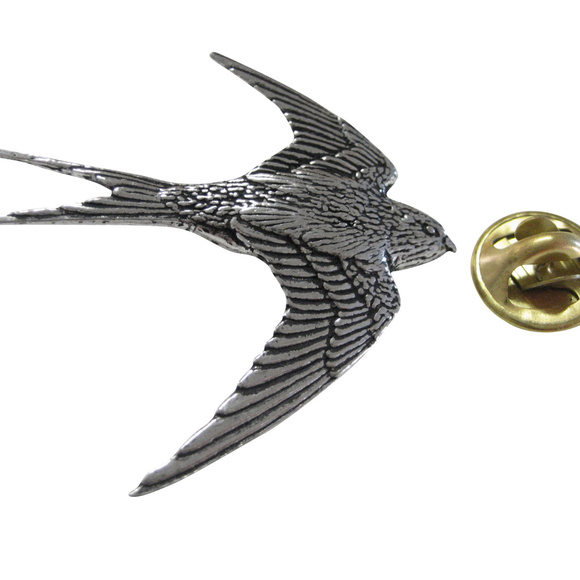 Kiola Designs | Accessories | Swallow Bird Lapel Pin | Poshmark